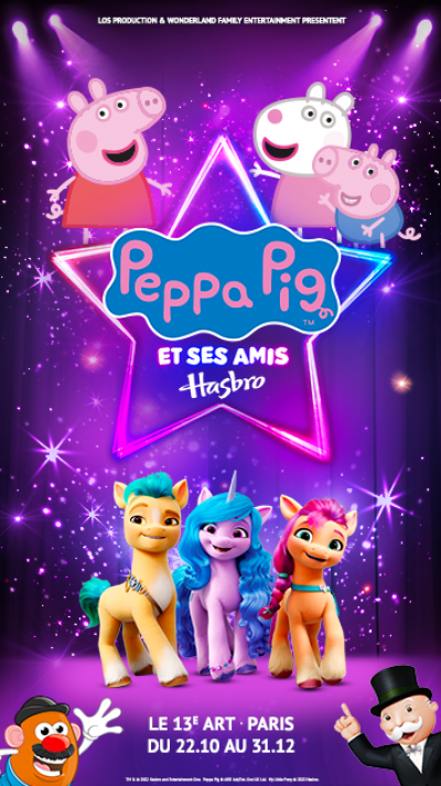 Peppa Pig, George, Suzy et leurs amis sur scène - Théâtre Le 13ème Art ...